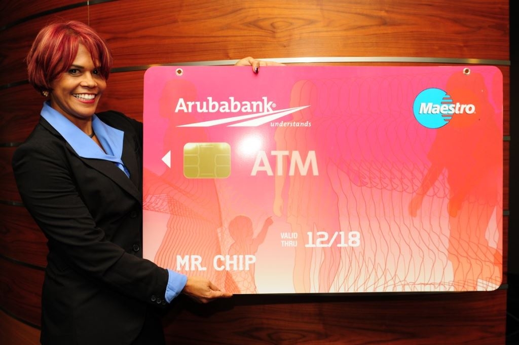Aruba Bank introduces its Maestro Chip Card, with a new design, as you ...