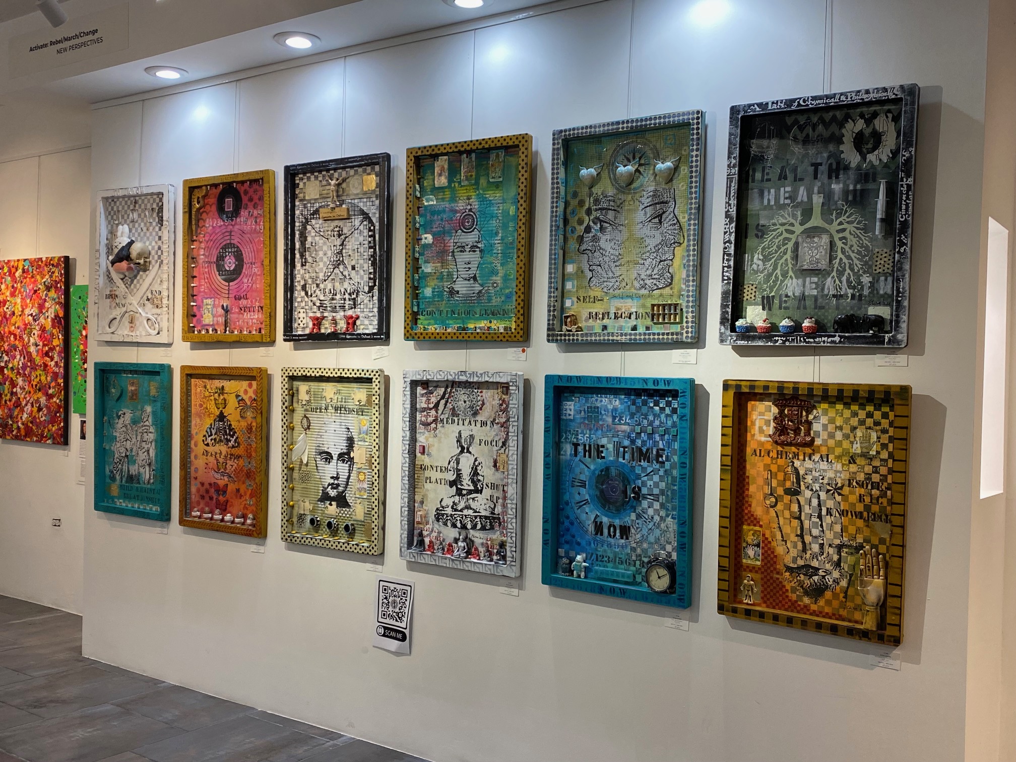 Elisa Lejuez at the Art Fair